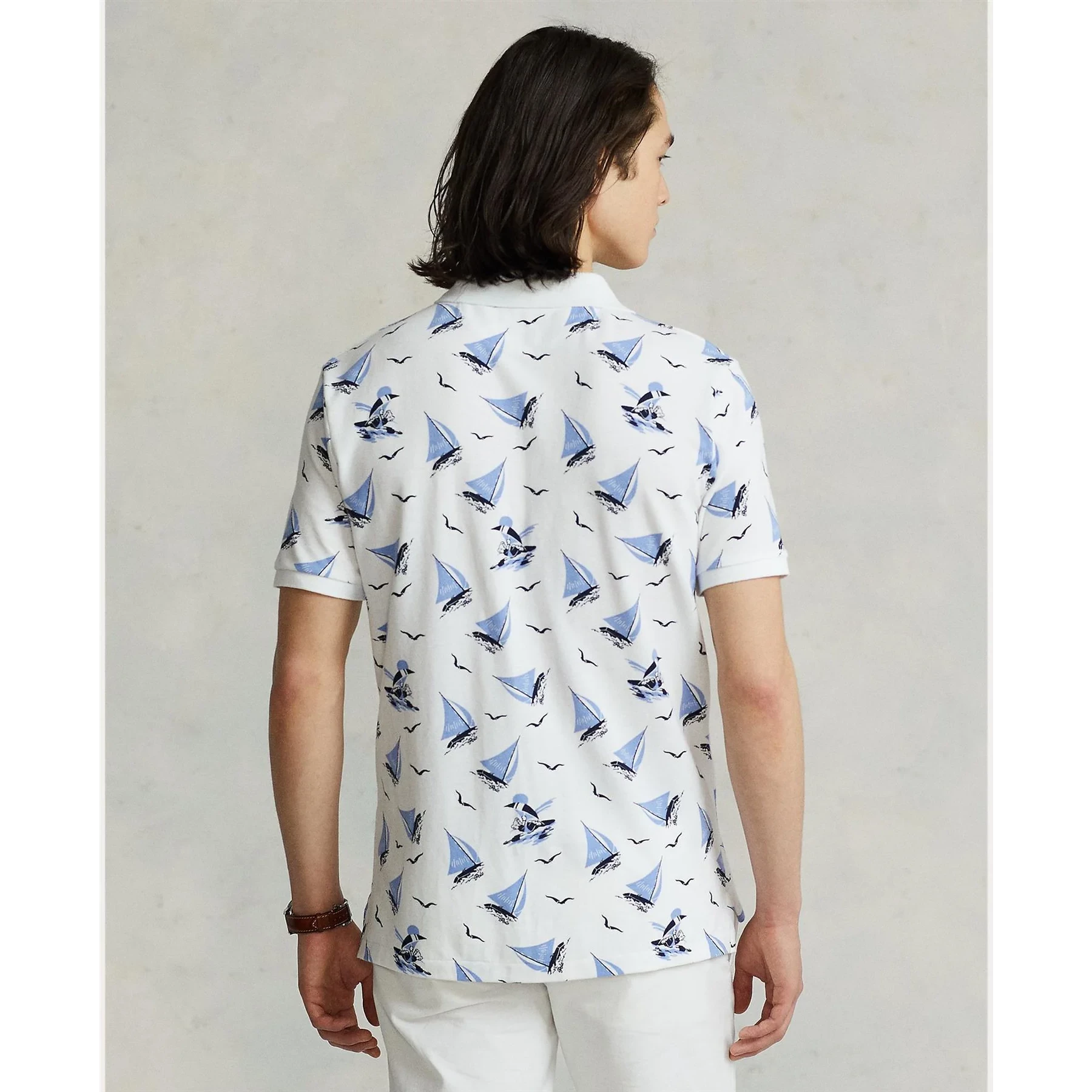 RALPH LAUREN SAILBOAT SKIPPER BEARWAIIAN MESH POLO SHIRT - Branded ...