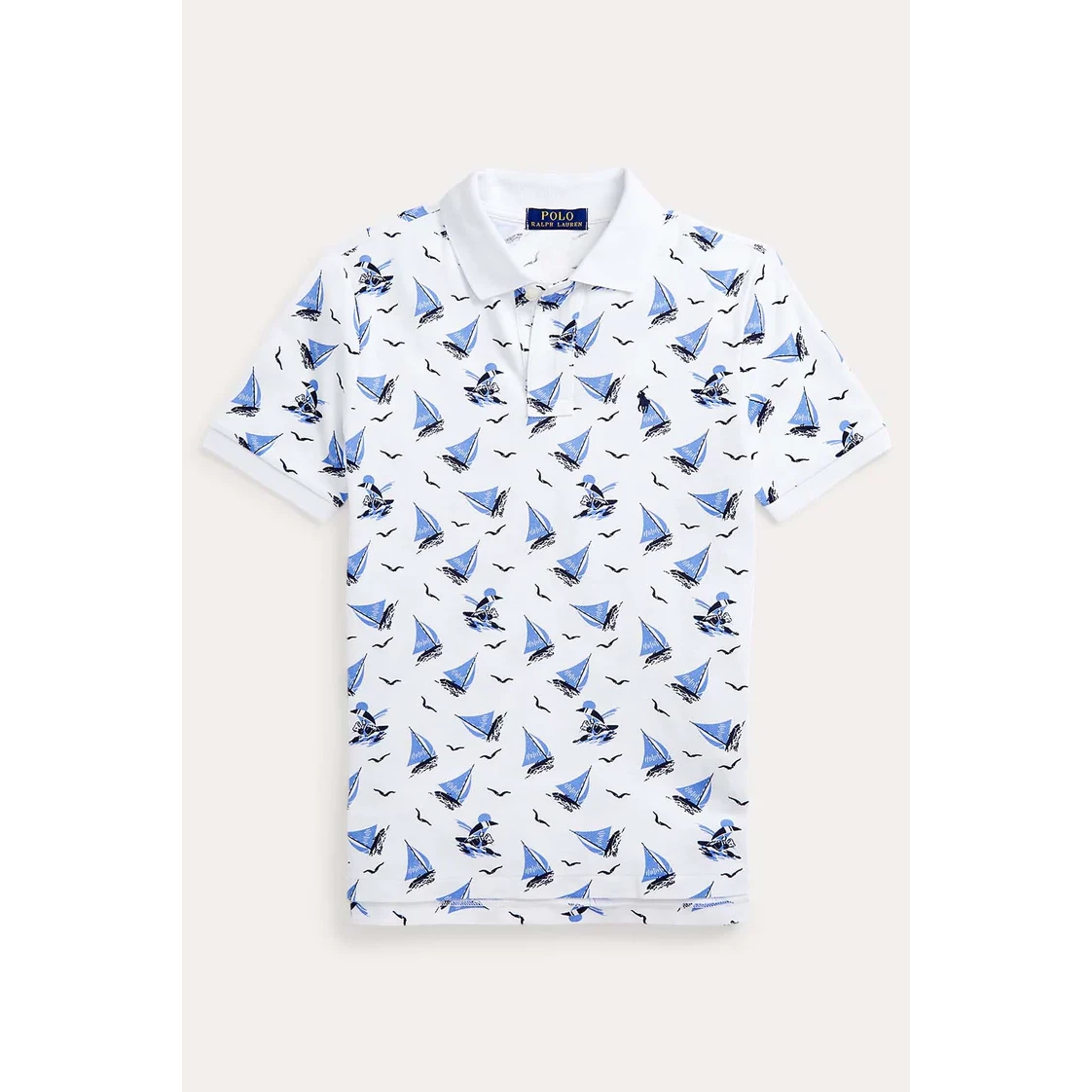 RALPH LAUREN SAILBOAT SKIPPER BEARWAIIAN MESH POLO SHIRT - Branded ...